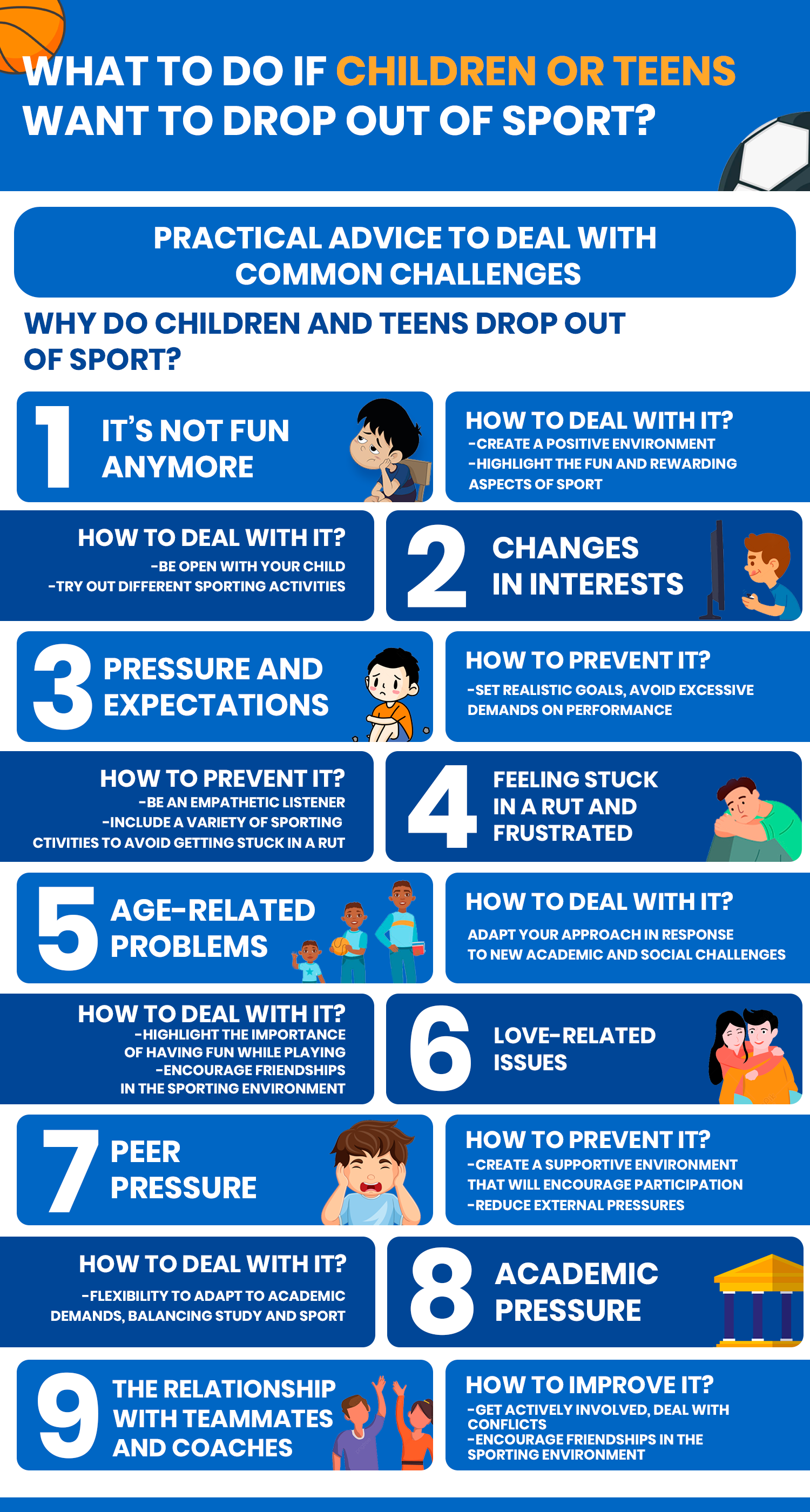 Sport Dropout in Children and Teenagers: Reasons and Effective Solutions